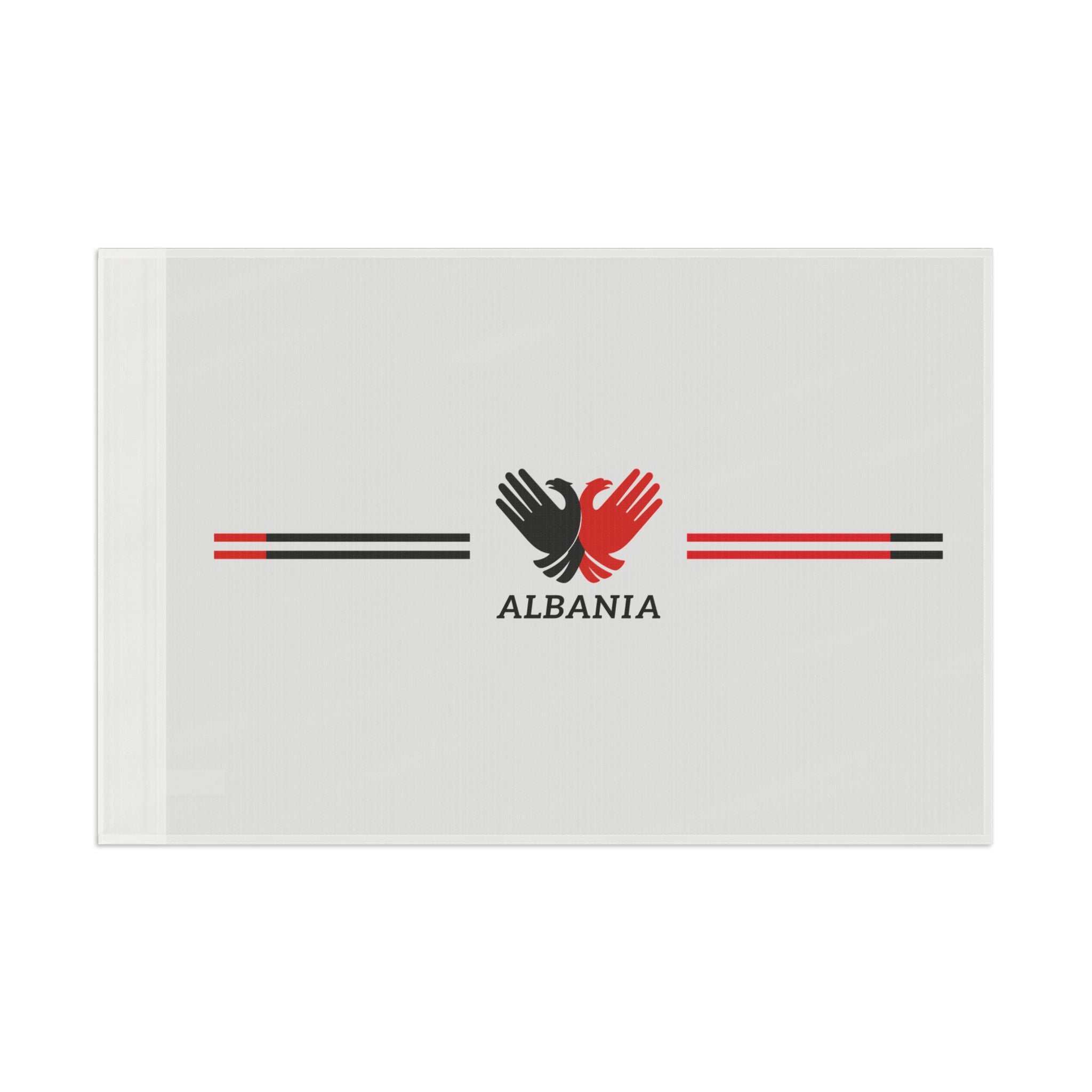 Albanian Flag Decor, National Pride Flag, Decorative Banner, Home & Of ...